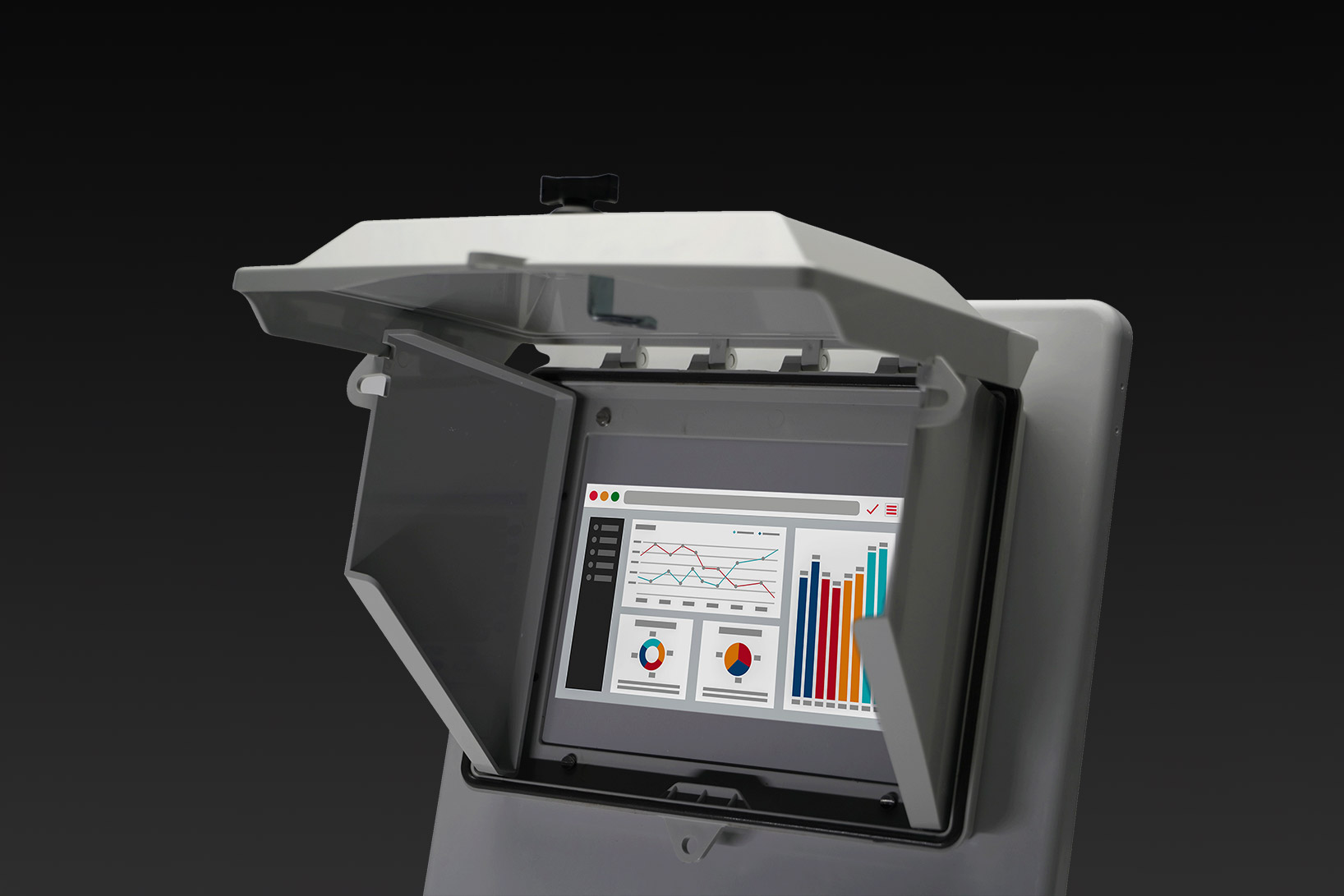 New SolarShield™ HMI Clear Cover maximizes visibility even when closed ...